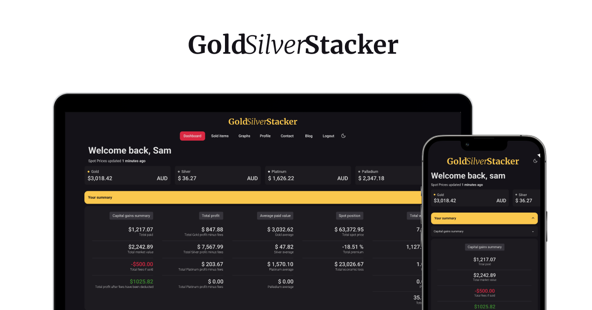 Login | Gold Silver Stacker